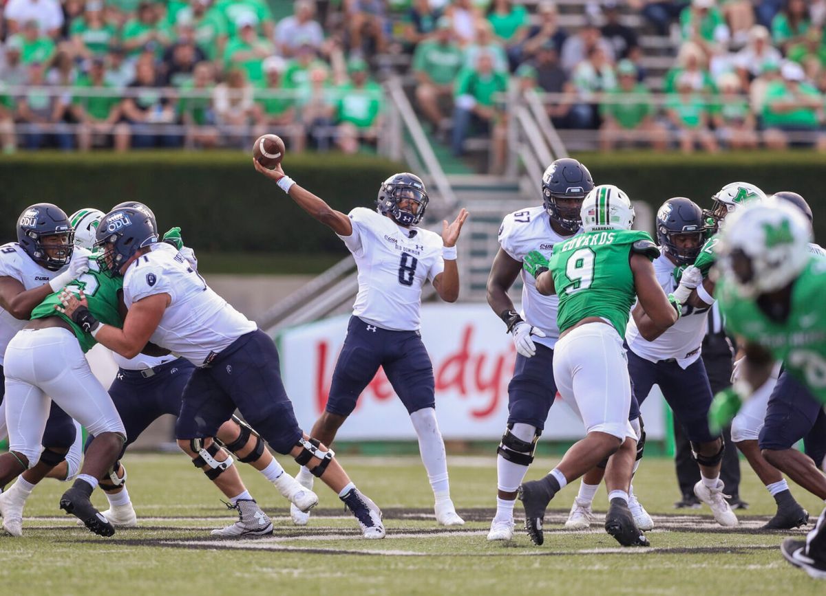 Old Dominion Monarchs vs. Marshall Thundering Herd, Kornblau Field at S ...