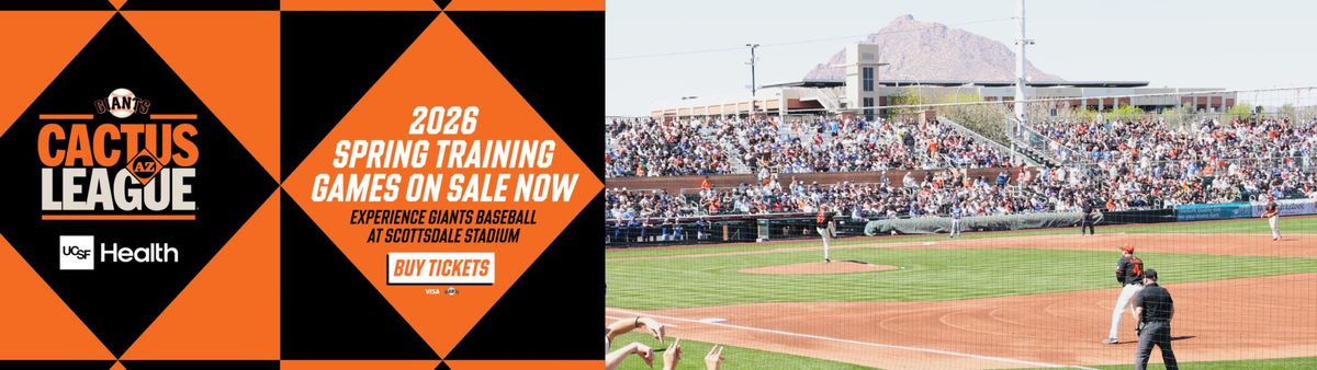 Spring Training - Chicago Cubs at San Francisco Giants Tickets ...