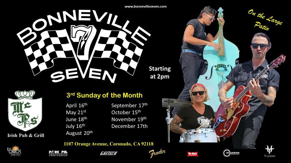 Bonneville 7 at McPs Irish Pub, McP's Irish Pub, Coronado, 16 April ...