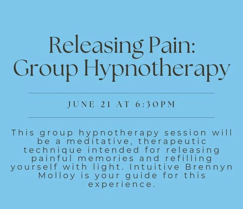 Releasing Pain: Group Hypnotherapy, Journey Within Yoga & Pilates ...