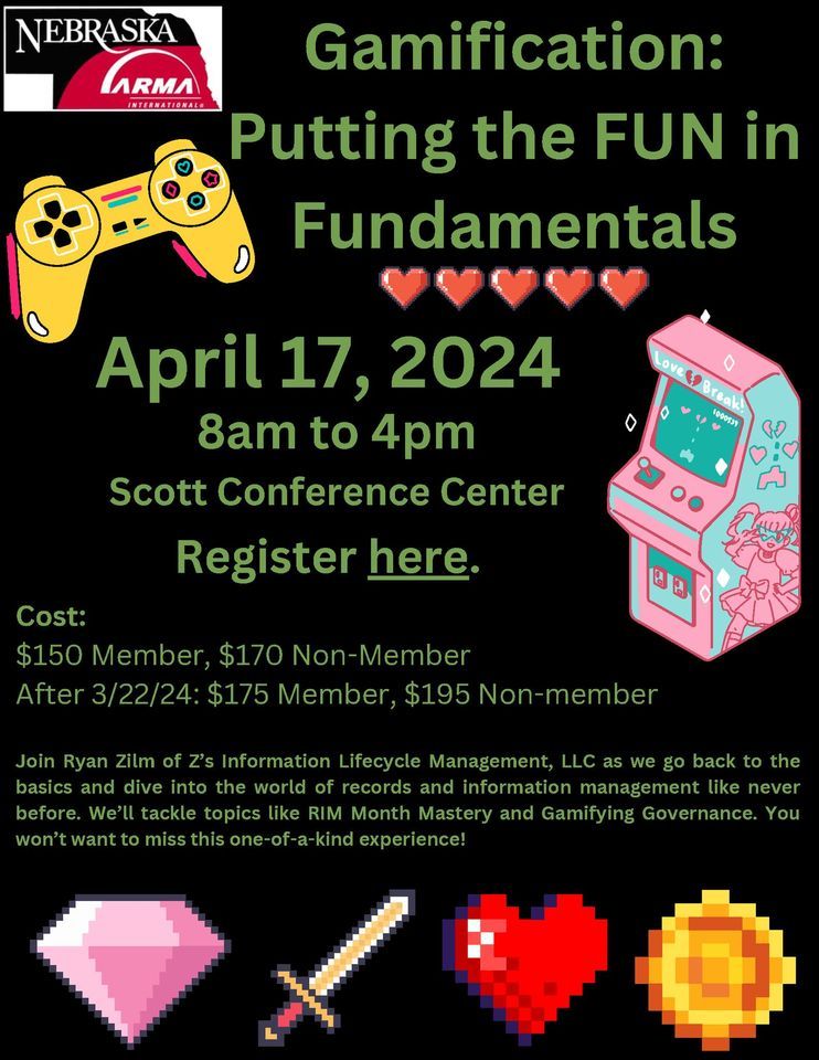 Spring Seminar Gamification: Putting the FUN in RIM Fundamentals, Scott ...