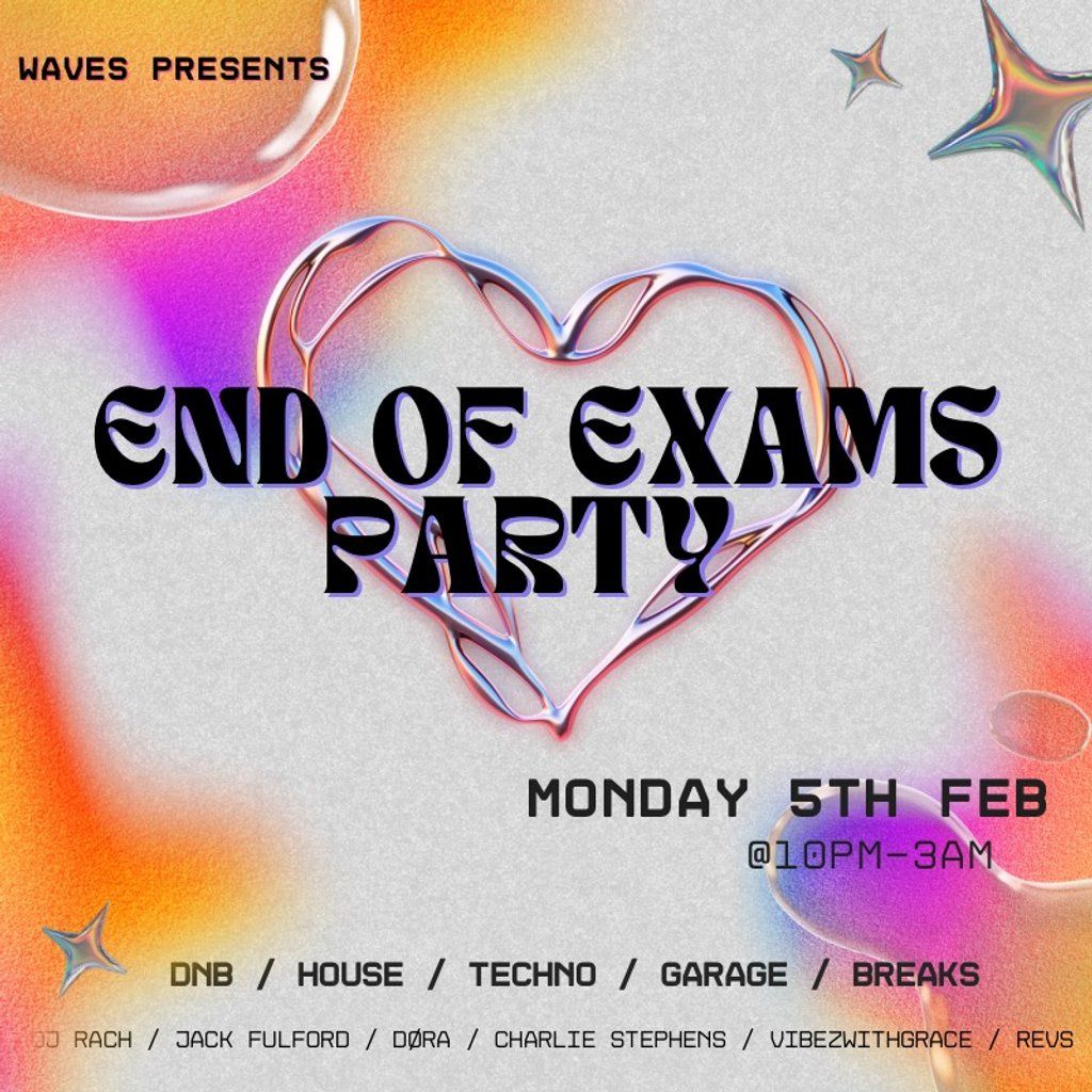 The Waves - End of Exam Party, The Volks Nightclub, Brighton, 5 ...