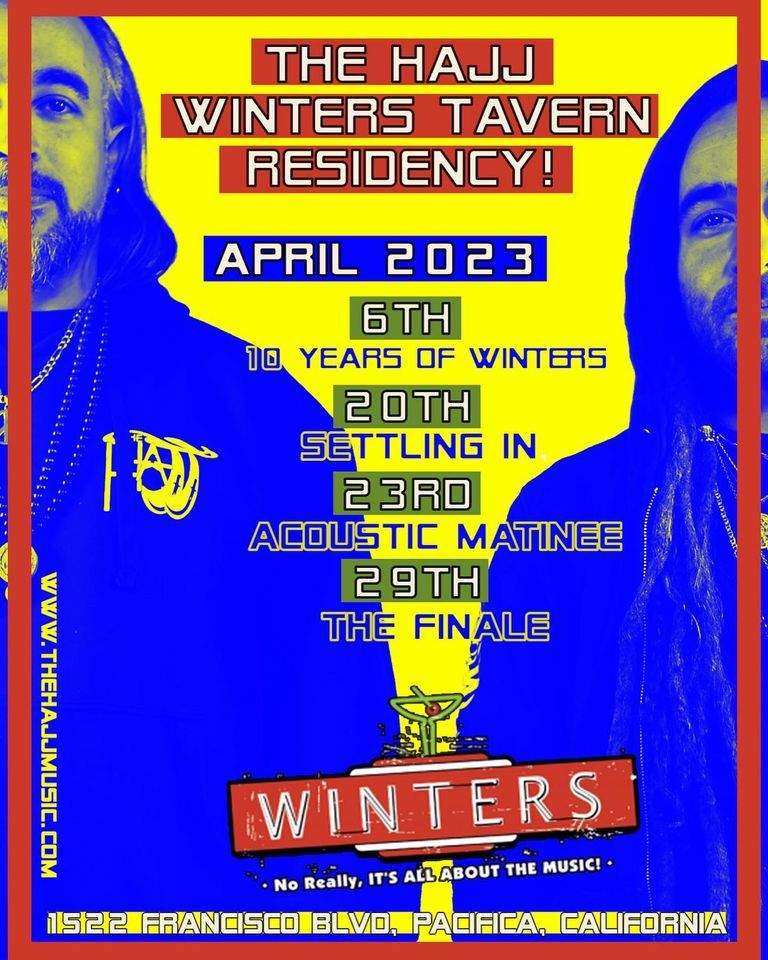 Batfarm/The Hajj/Ded Dogs, Winters Tavern, Pacifica, 20 April 2023 ...