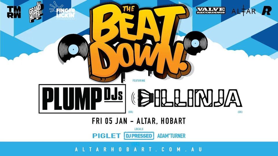 Plump DJs + Dillinja | Altar, Altar, Hobart, January 5 2024 | AllEvents.in