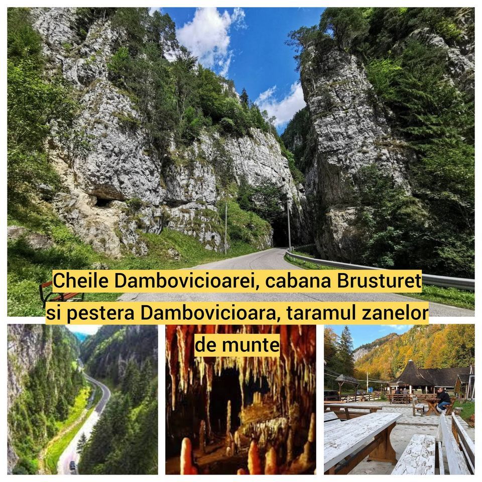 Cheile Dambovicioarei, cabana Brusturet, pestera Dambovicioara, taramul ...
