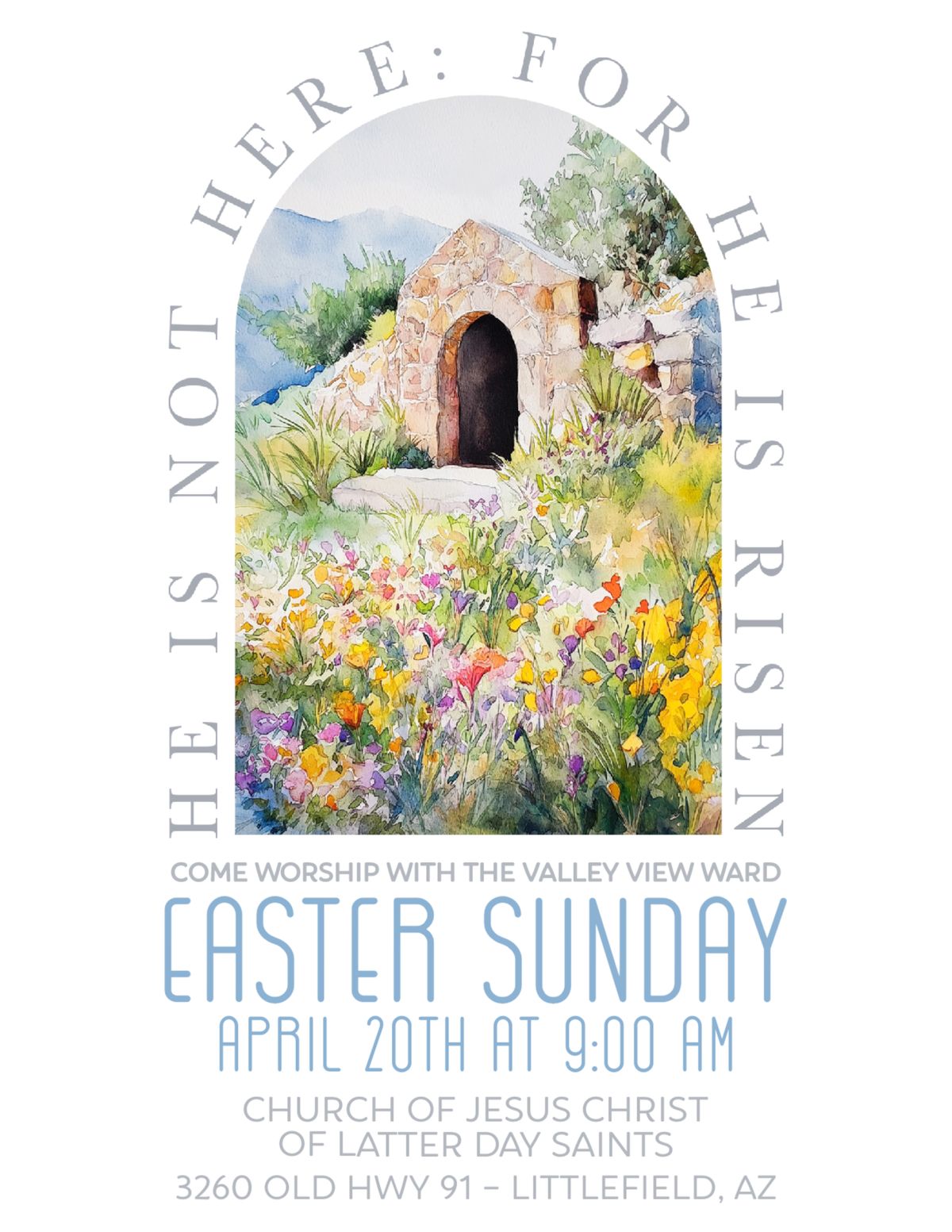 Easter Sunday Worship Service, The Church of Jesus Christ of Latter-day ...
