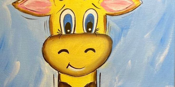 Casino Kids Painting Class Cartoon Giraffe on 11th July - Creative Kids ...