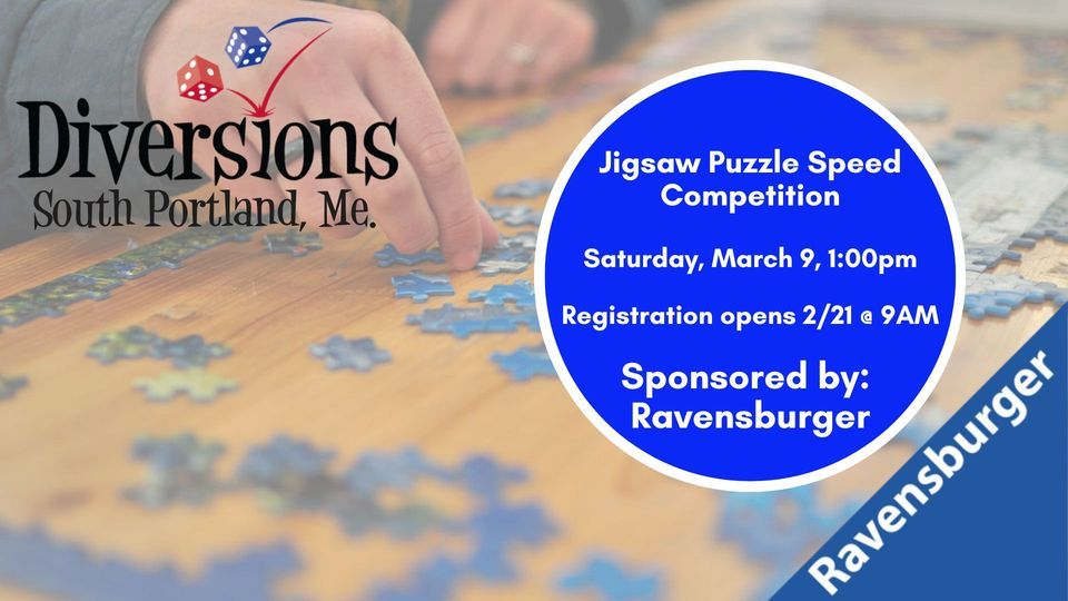 Jigsaw Puzzle Speed Competition sponsored by Ravensburger, 415 ...