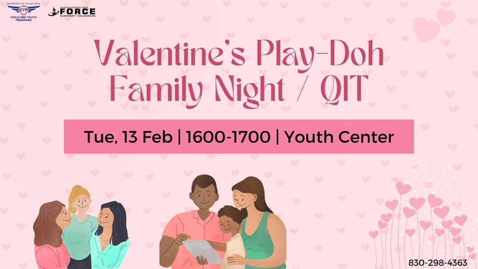 Valentines Play-Doh Family Night/QIT, Laughlin Youth Programs, Laughlin ...