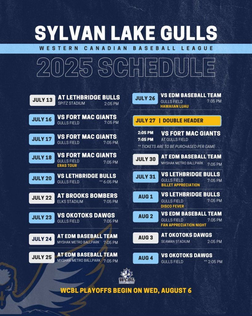 Fort McMurray Giants vs. Sylvan Lake Gulls, Legacy Dodge Field at Shell ...