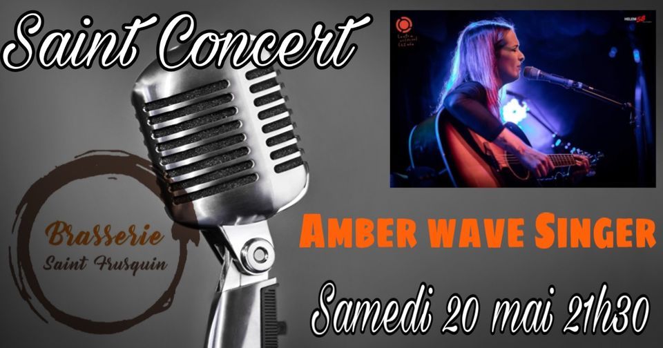 Saint Concert Amber Wave Singer, Brasserie Saint Frusquin Lambermont ...