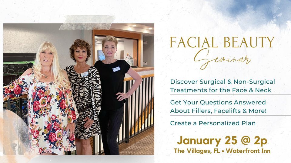 Facial Beauty Seminar - Dr. Rich Castellano, The Waterfront Inn, The ...