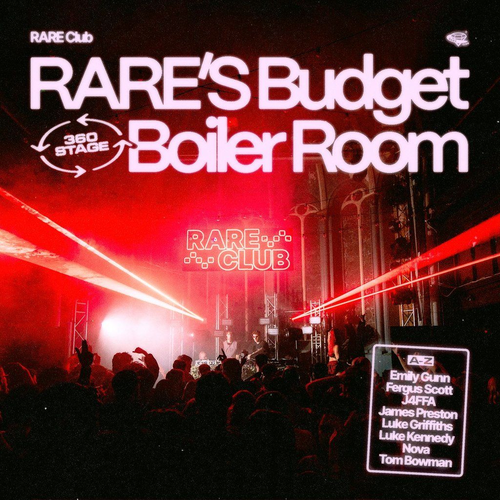 RARE Club // Budget Boiler Room, The Priory Aberdeen, 29 November to 30 ...