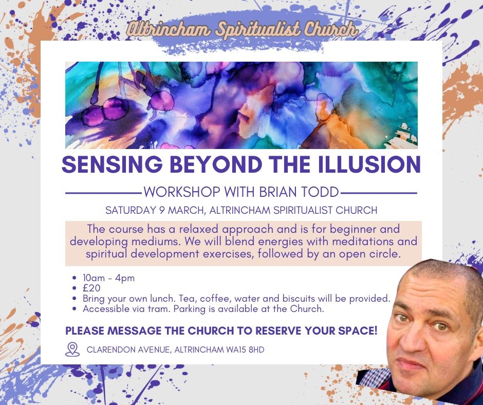 WORKSHOP: Sensing beyond the illusion with Brian Todd, Clarendon Ave ...