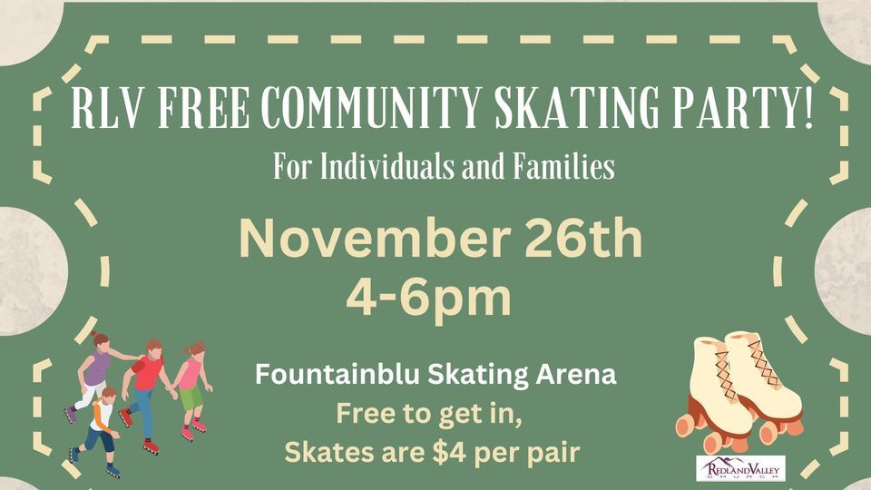 RLV Free Community Skating Party, Fountainblu Skating Arena, New ...