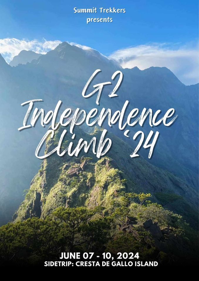 G2 INDEPENDENCE CLIMB24, Mt. Guiting-Guiting, Romblon, Manila, 7 June ...