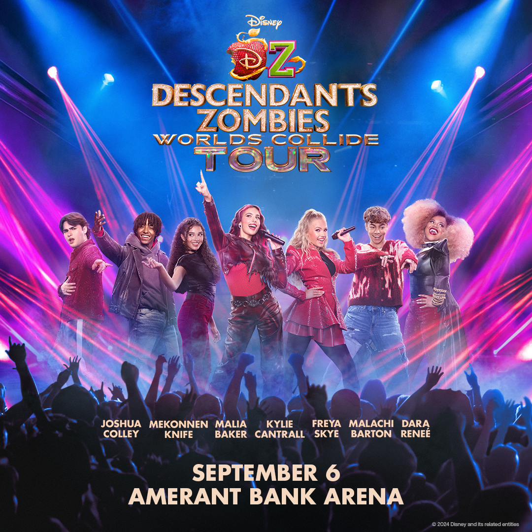 Disney Descendants Zombies at Amalie Arena, Amalie Arena, Tampa, 5 ...