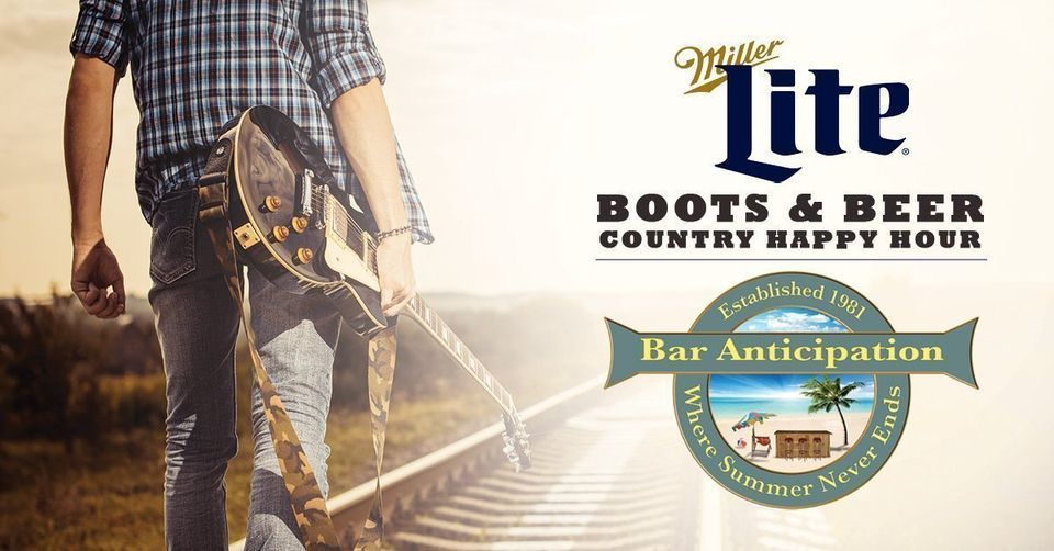 Miller Lite Boots and Beers Country Happy Hour at Bar Anticipation, Bar ...
