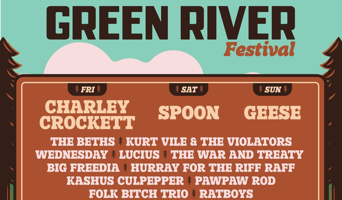Green River Festival: Charley Crockett Spoon & Geese - 3 Day Pass ...