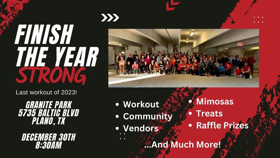 Last CG Workout of 2023!, Camp Gladiator Granite Park, Plano, December ...