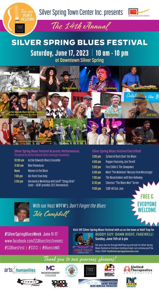 The 14th Annual Silver Spring Blues Festival, Downtown Silver Spring ...