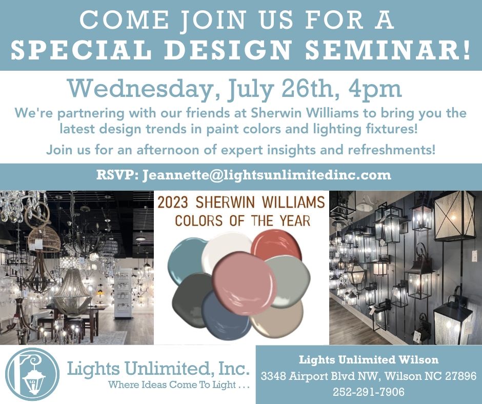 Design Seminar with Sherwin Williams, Lights Unlimited of Wilson, 26 ...