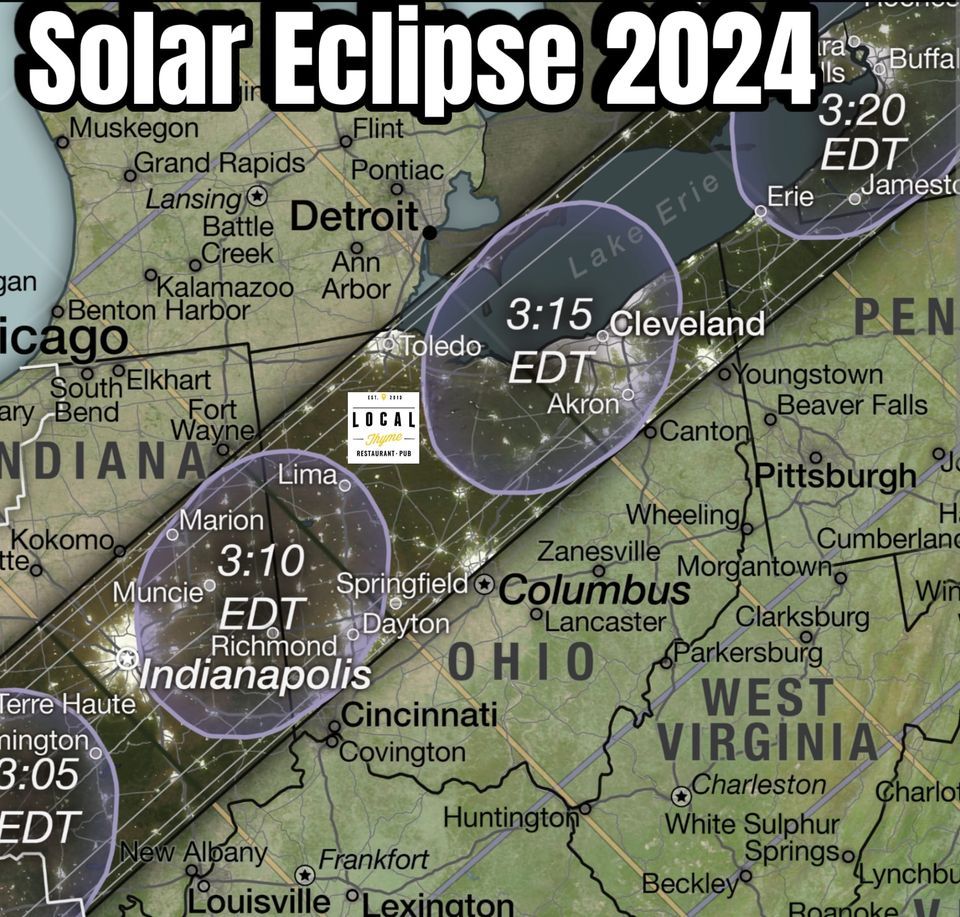 April 8th Solar Eclipse Viewing Party, 6719 Providence St, Whitehouse ...