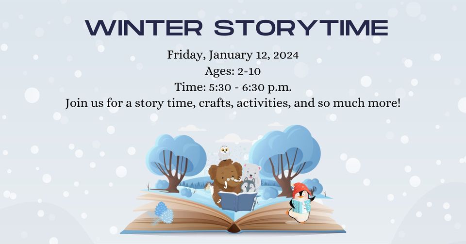 Winter Storytime [Ages: 2-10], Morgan County Public Library, West ...