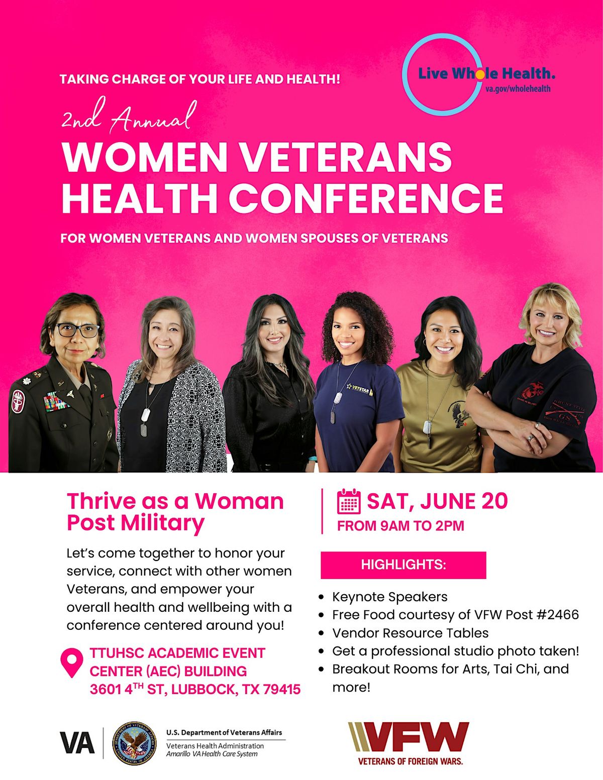 2nd Annual Women Veterans Health Conference, Texas Tech University ...