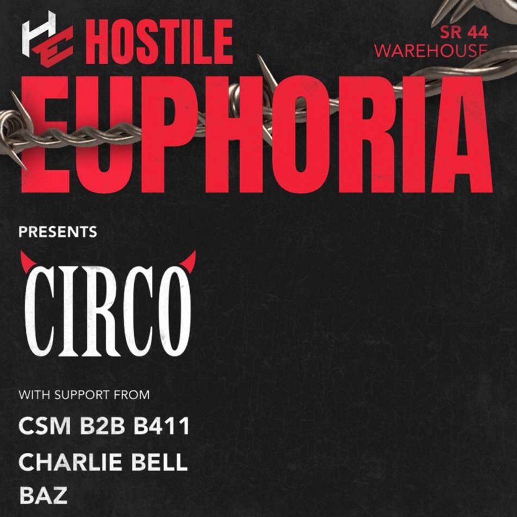 Hostile Euphoria, SR44 Warehouse Club, Newcastle Upon Tyne, January 27 ...