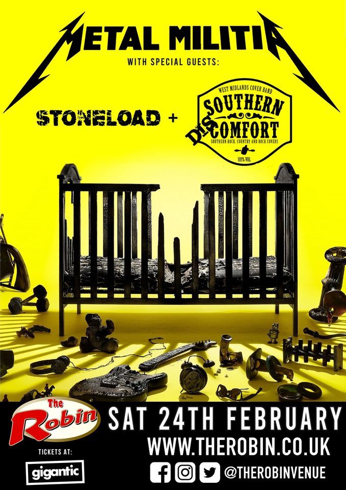Metal Militia - Metallica Tribute: The Robin 2024, The Robin ...