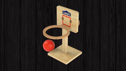 KID’S WORKSHOP: Tabletop Basketball, Lowe's Coon Rapids MN - #1833, 14 ...