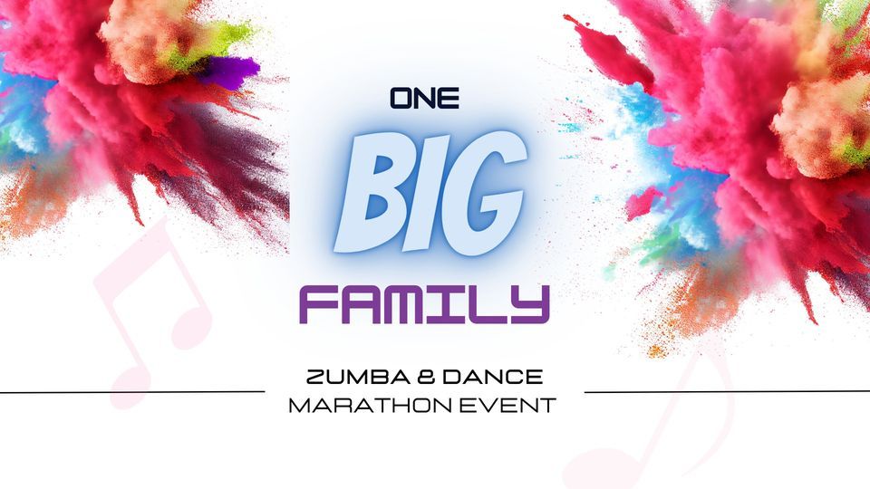 One Big Family: Zumba & Dance event, Sportcampus Zuiderpark, The Hague ...