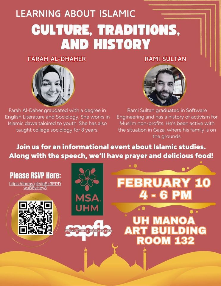 LEARNING ABOUT ISLAMIC CULTURE, TRADITIONS, AND HISTORY, University of ...