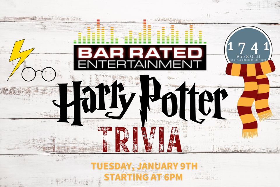 Harry Potter Themed Trivia Tuesday at 1741 Pub & Grill, 1741pubandgrill ...