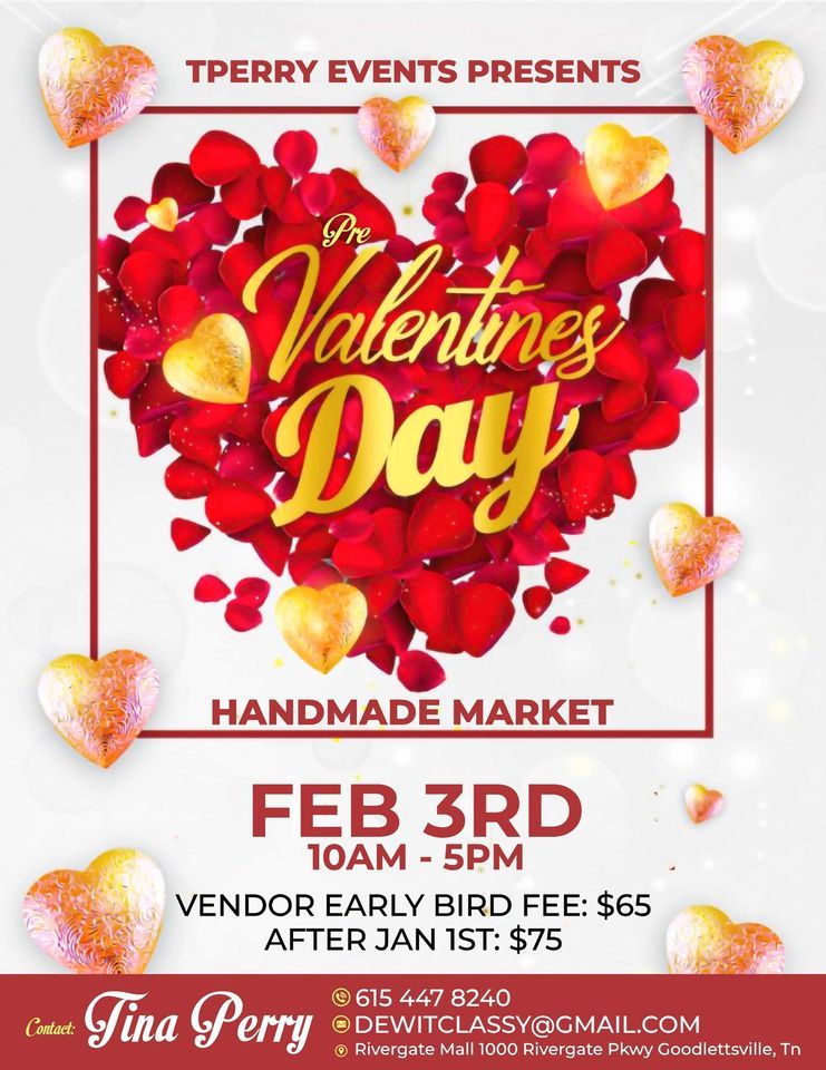 Pre Valentines Day Event, RiverGate Mall, Goodlettsville, February 3 2024 | AllEvents.in