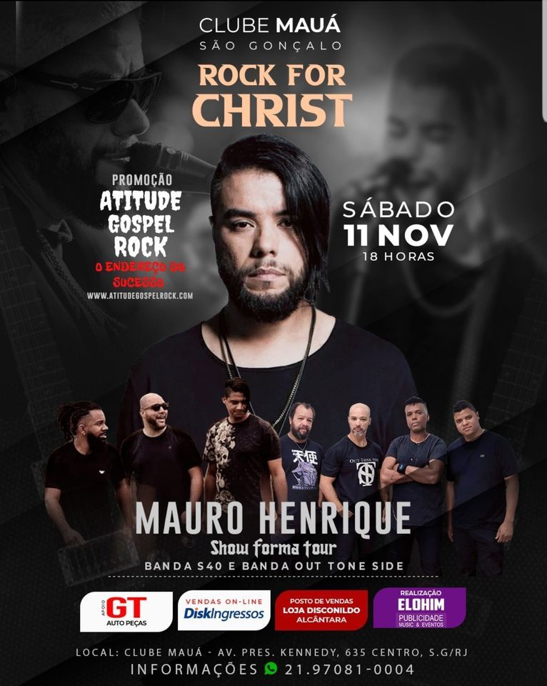 Rock For Crist, Clube Mauá, São Gonçalo, November 11 2023 | AllEvents.in