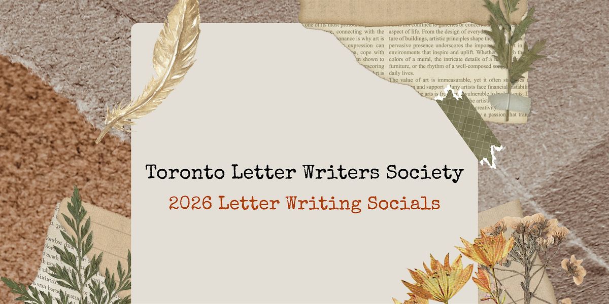 Attend Letter Writing Social in Toronto on May 3, 2026 | AllEvents