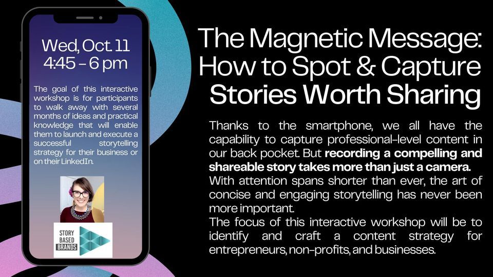 The Magnetic Message: How to Spot & Capture Stories Worth Sharing, The ...