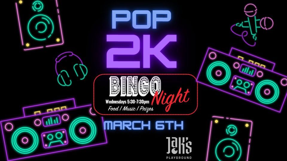 Pop 2k Dinner and Bingo, Warehouse-22, Syracuse, 6 March 2024 | AllEvents