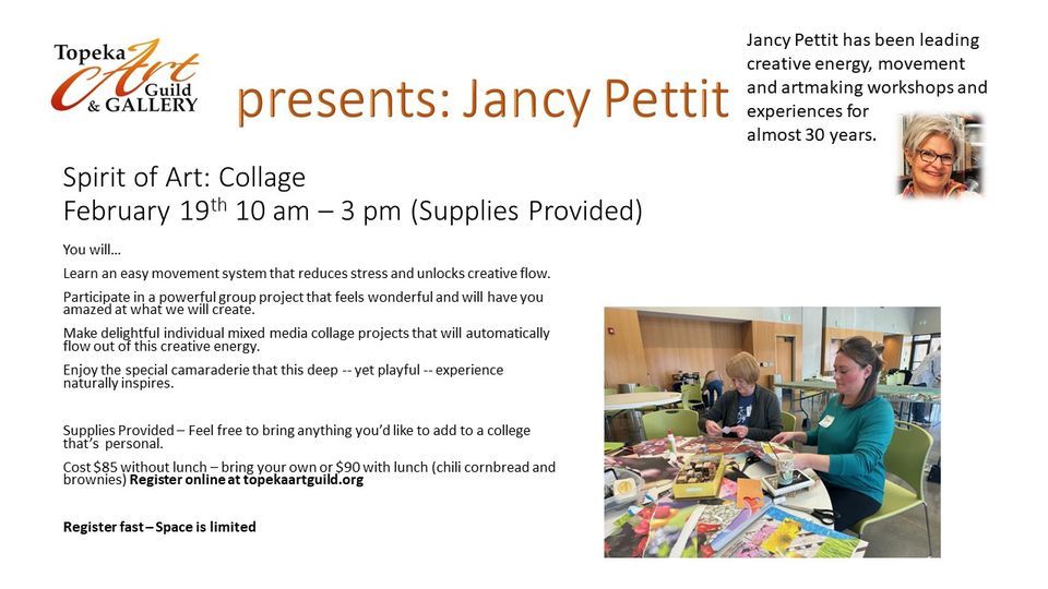 Spirit of Art: Collage, Topeka Art Guild & Gallery, 19 February 2024 ...