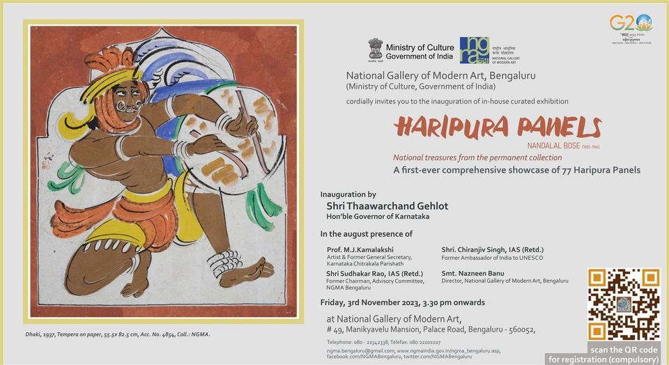Haripura Panels-Nandalal Bose (1882 -1966), National Gallery of Modern ...