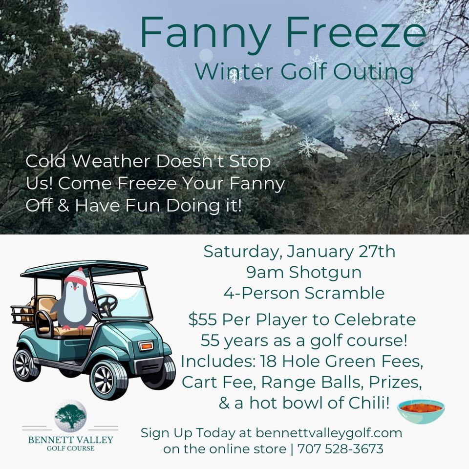 Fanny Freeze Golf Tournament , Bennett Valley Golf Course, Santa Rosa ...