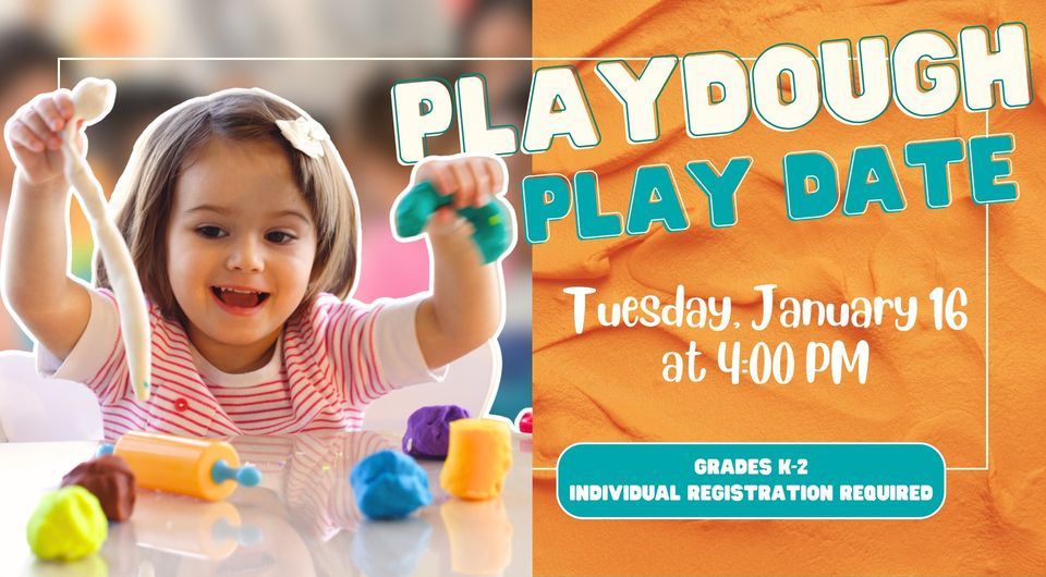 Playdough Playdate, Hoover Public Library, Hoover, Alabama, 16 January ...