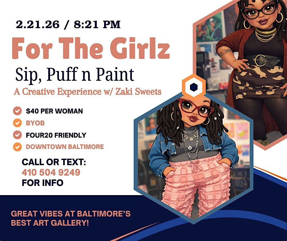 FOR THE GIRLZ: A Sip, Puff n Paint Experience!, the gallery about ...
