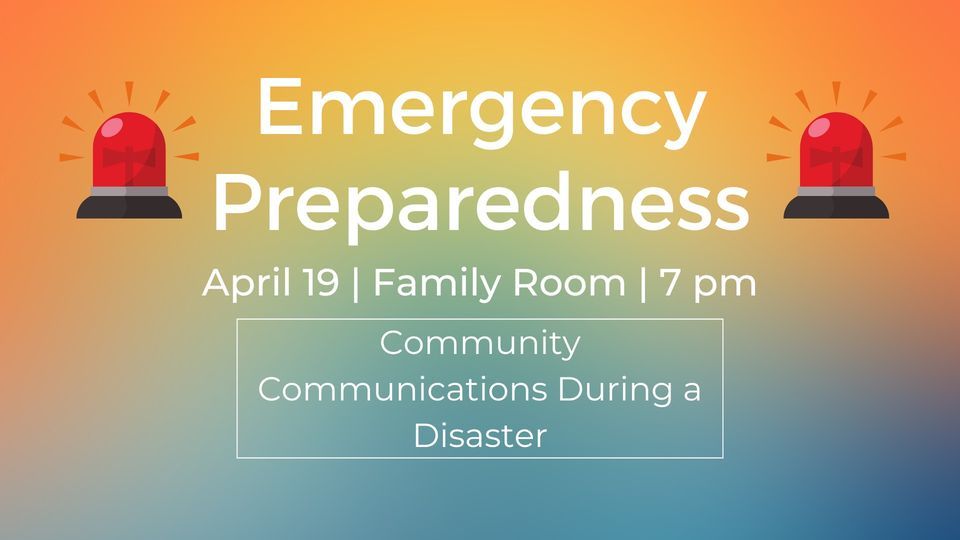 Emergency Preparedness: Communication During Disaster + Flooding Tips ...