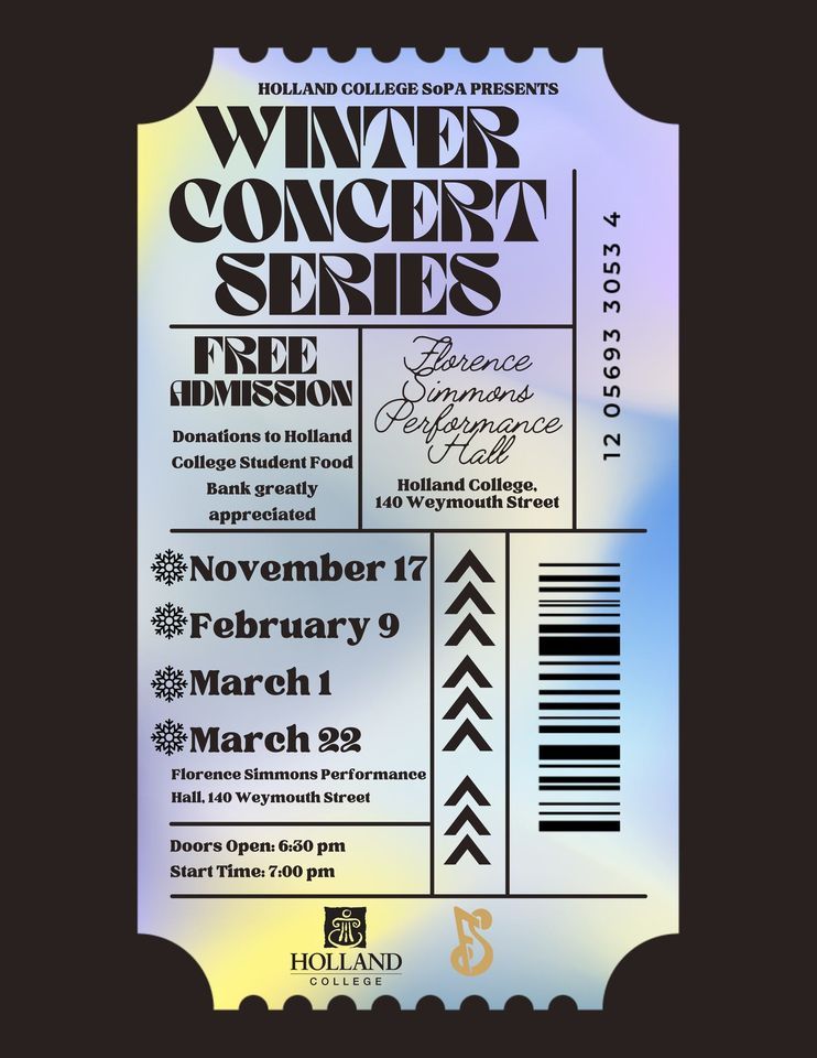 SoPA Winter Concert Series, Florence Simmons Performance Hall ...