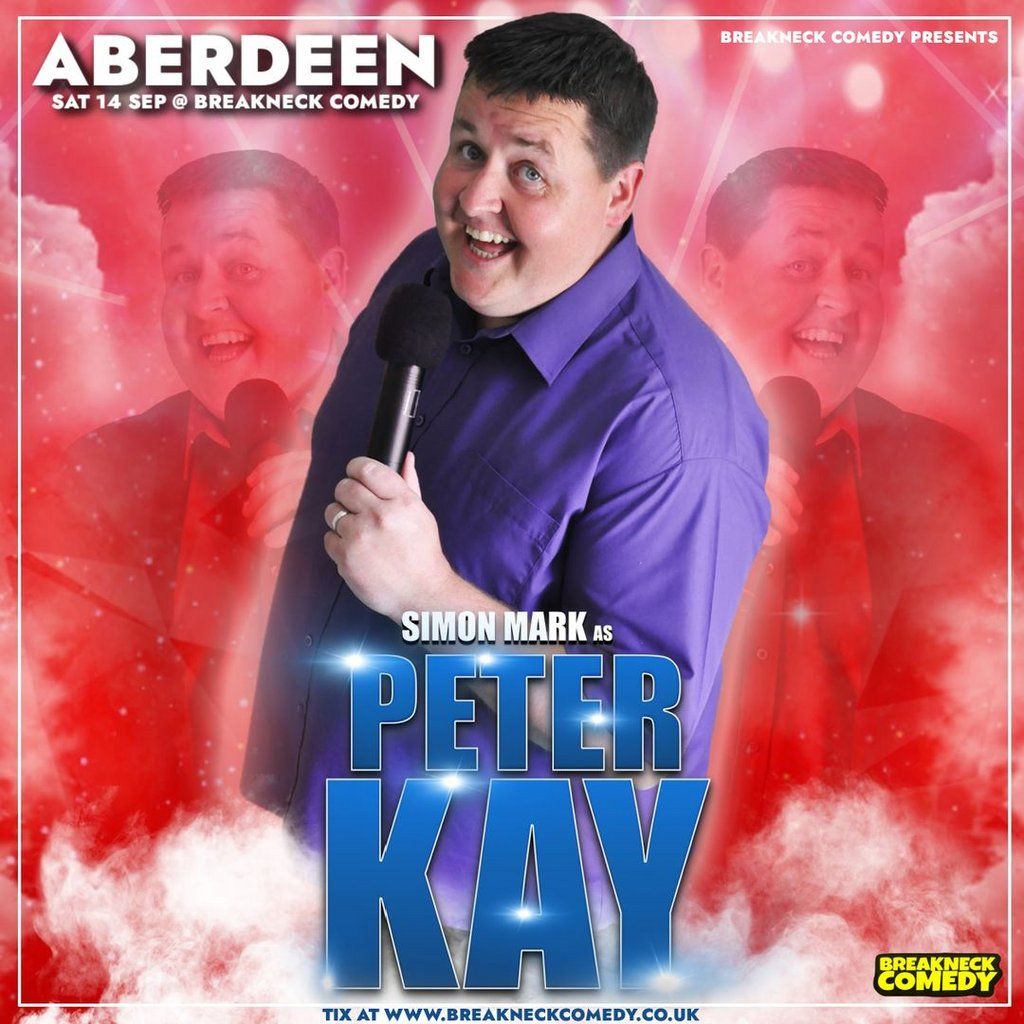 PETER KAY TRIBUTE : Live, Breakneck Comedy, Aberdeen, 14 September 2024 ...