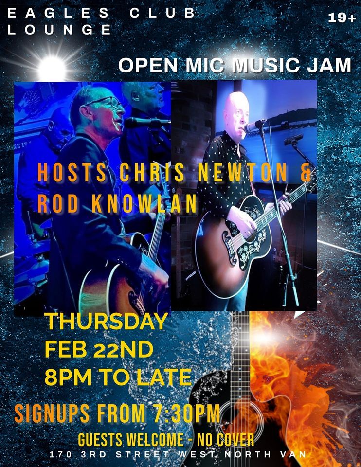 Open Mic Night with Chris Newton & Rod Knowlan, Fraternal Order of ...