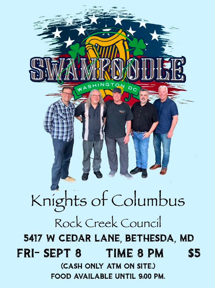 Swampoodle coming to Knights of Columbus, 5417 W Cedar Ln, Bethesda, MD ...